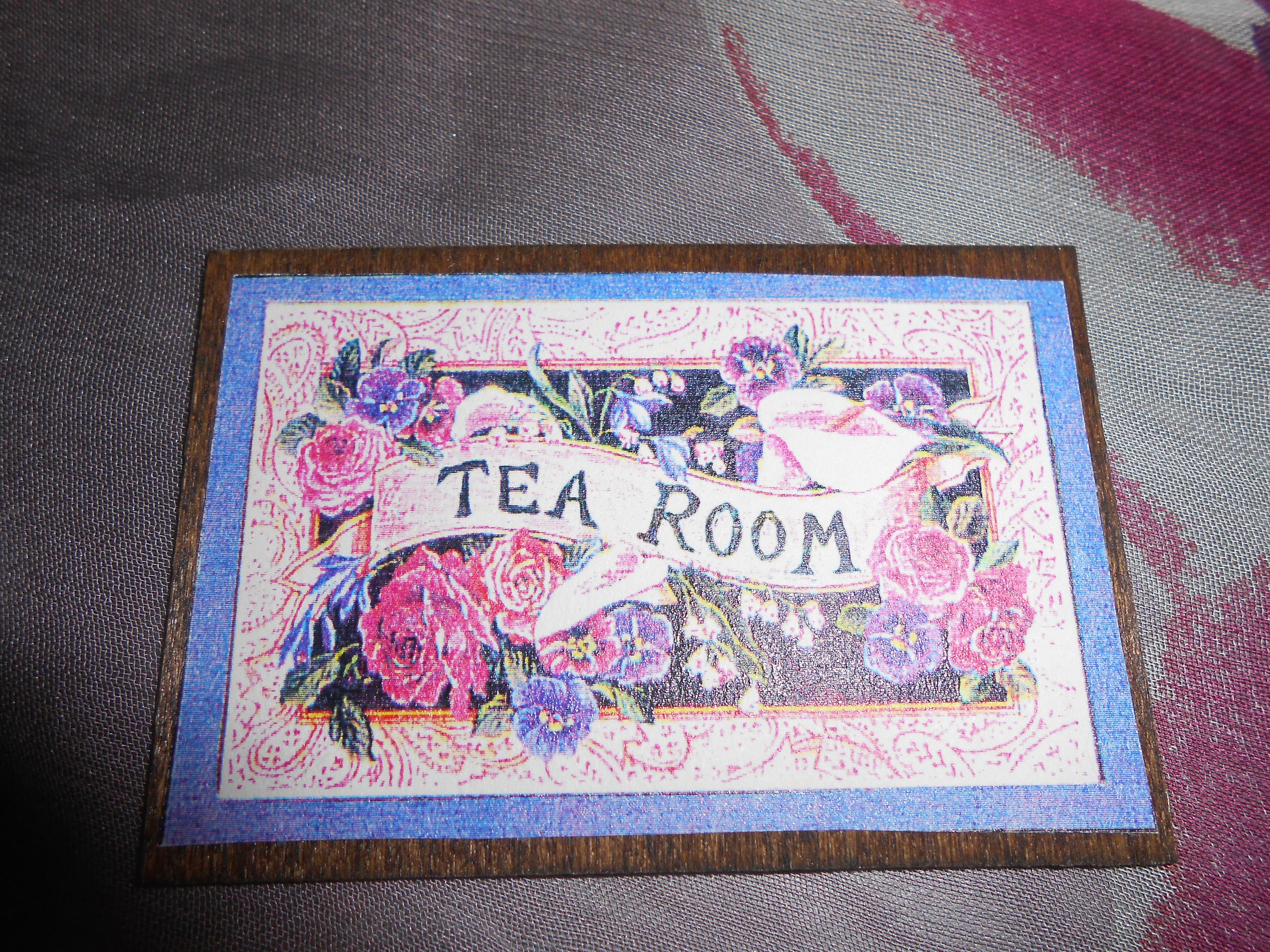 Miniature Tea Room Set 1/12 Scale - Etsy