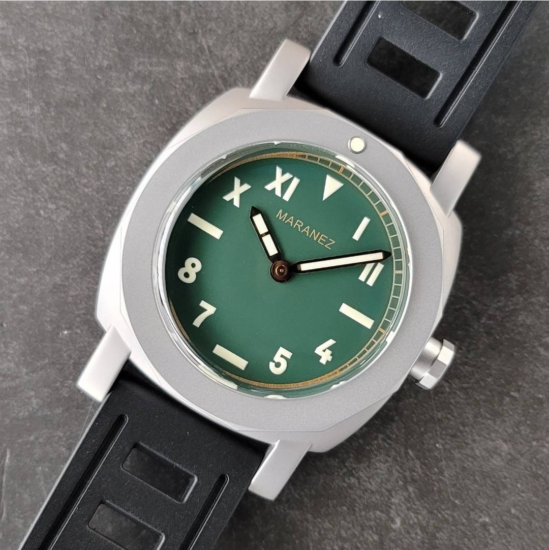 Maranez Karon Blasted Steel Green Cali Dial - Etsy New Zealand