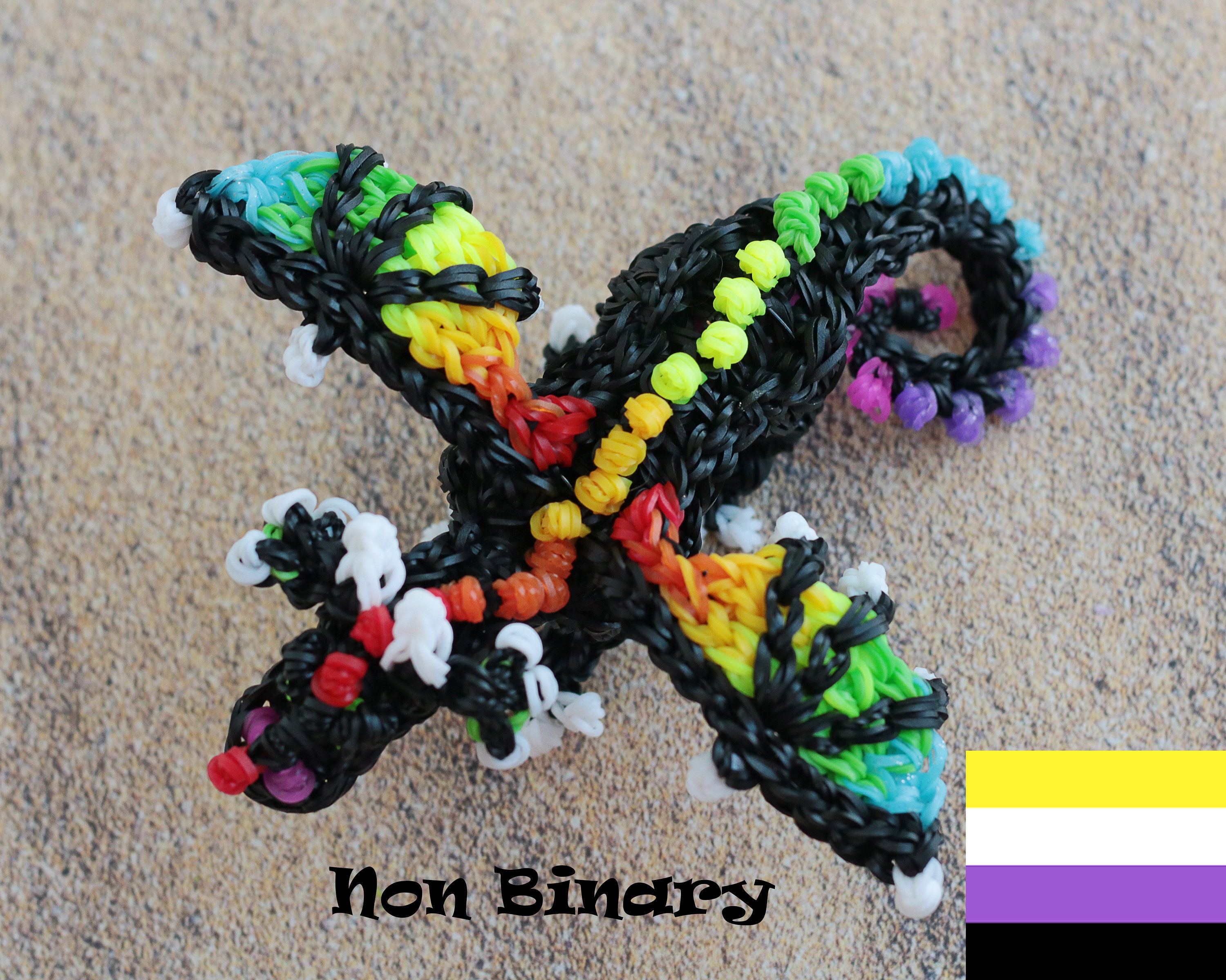 LGBTQ Dragon Figurine Pride Flag Custom Dragon Plush Lesbian - Etsy Canada