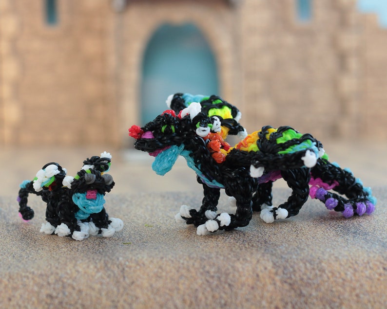 LGBTQ Dragon Figurine Pride Flag Custom Dragon Plush Lesbian - Etsy