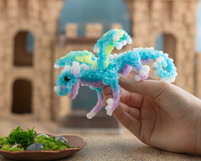Glow-in-the-dark Squishy Dragon Figurine Gift for Kids - Etsy