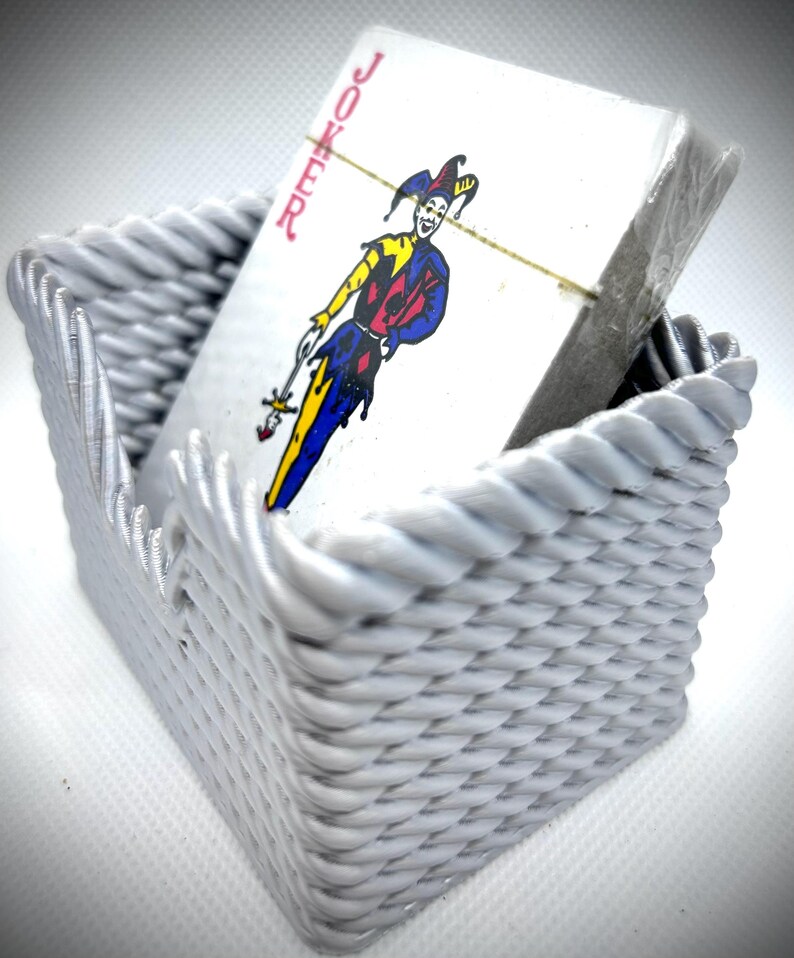 Canasta Card Spinner/ Card Box Set SILVER-FREE SHIPPING - Etsy
