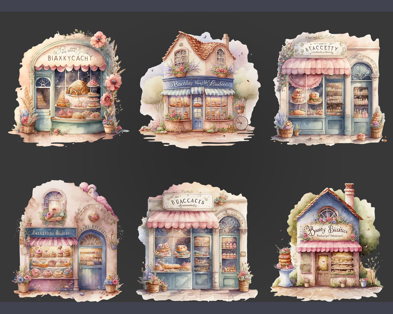 Fantasy Bakeries PNG, Clip Art, Ghibli, Aesthetic, Cottagecore, Fantasy ...