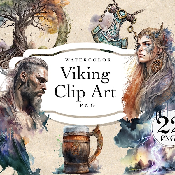 Viking Clipart - Etsy