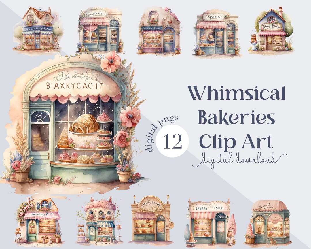 Fantasy Bakeries PNG, Clip Art, Ghibli, Aesthetic, Cottagecore, Fantasy ...
