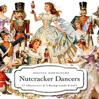 Nutcracker Ballet Printable Puppets Puppet Set - PDF Instant Download ...
