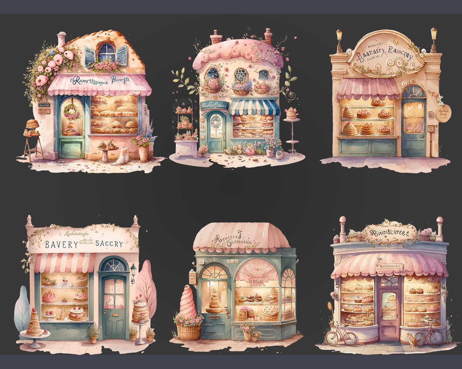 Fantasy Bakeries PNG, Clip Art, Ghibli, Aesthetic, Cottagecore, Fantasy ...