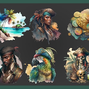 Pirates PNG, Clip Art, Ephemera, Scrapbook, Pirates, Caribbean, Pirate ...