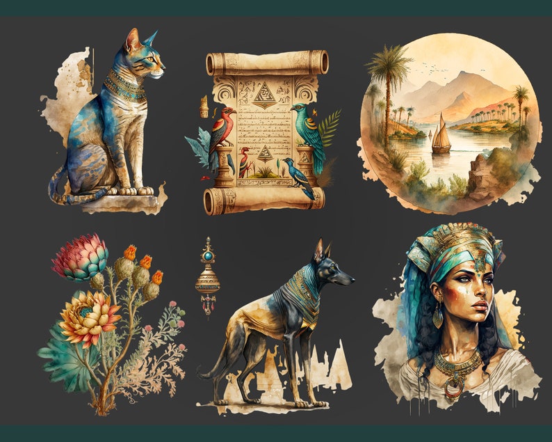 Ancient Egypt PNG Clip Art Ephemera Scrapbook the Mummy - Etsy