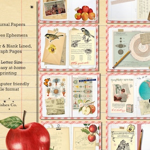 Schoolhouse Junk Journal Kit Back to School junk journal | Etsy