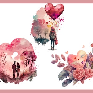 Valentine PNG, Clip Art, Valentine's Day, Romance, Chocolates, Ephemera ...