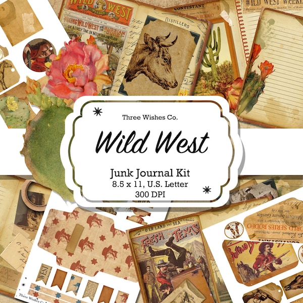 Western Collage - Etsy