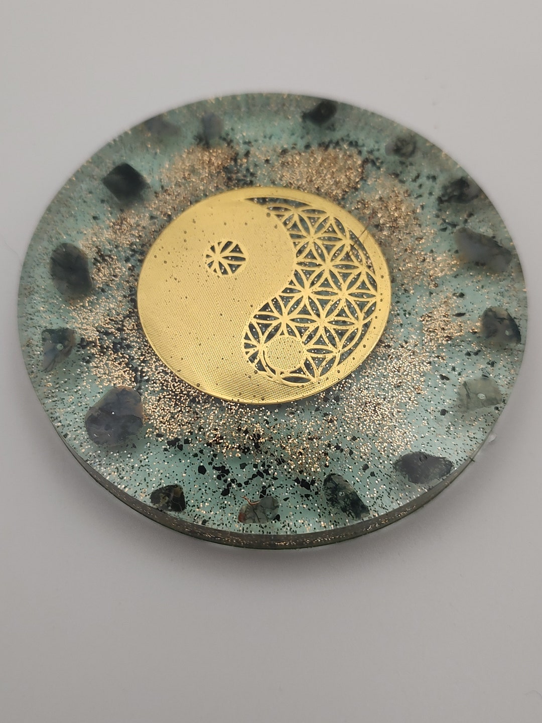 Yin & Yang Orgone Disk - Etsy