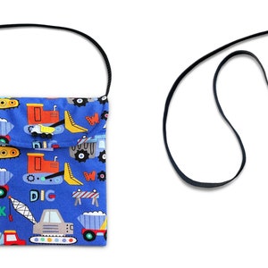 Handmade Kid's Crossbody Bag: Play Bag With Velcro Closure, Child's ...