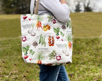Farmers Market Tote | Etsy