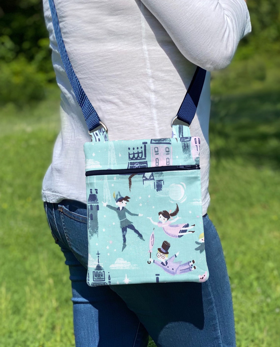 Peter Pan Crossbody Bag Neverland Peter Pan Purse Peter Pan - Etsy