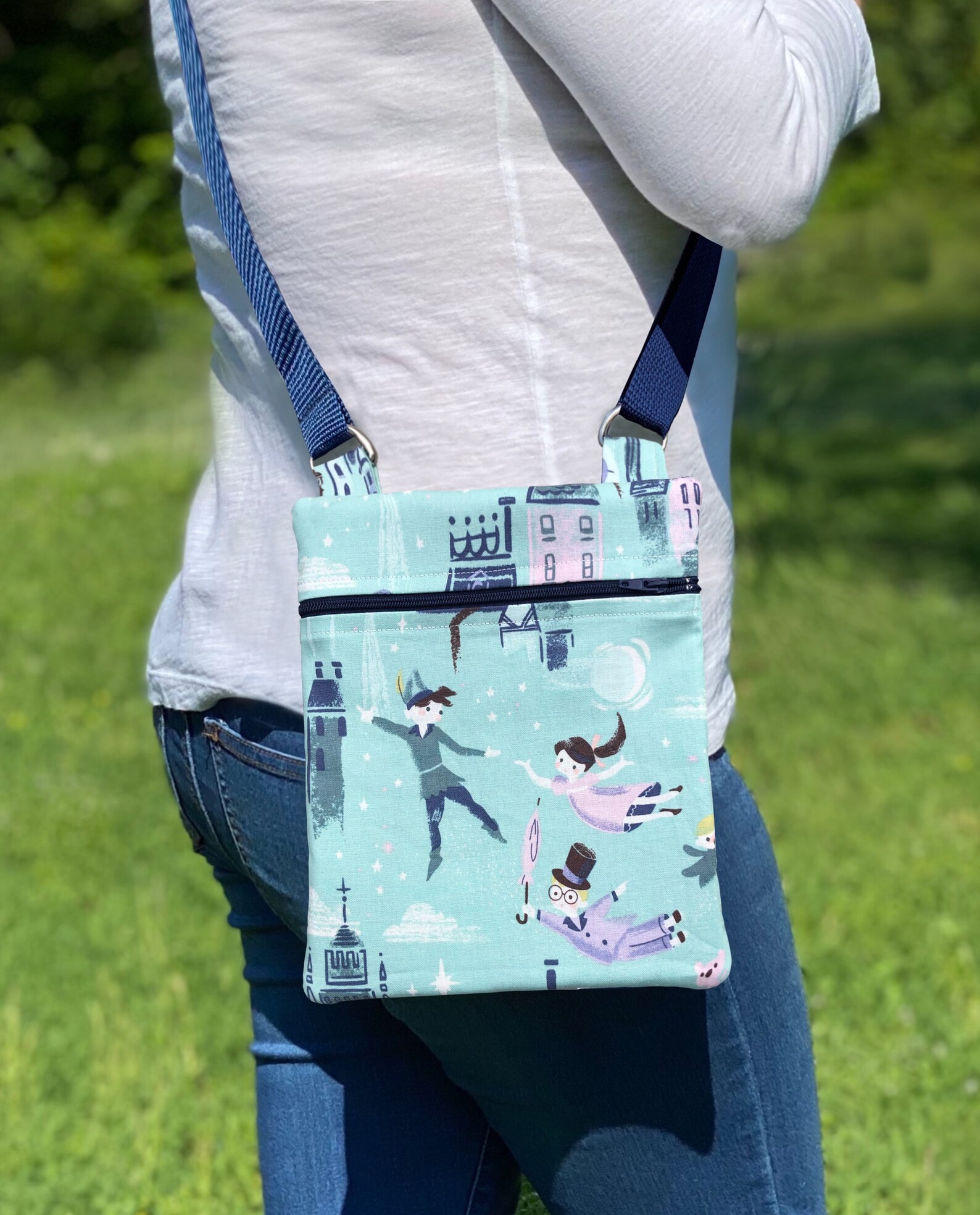 Peter Pan Crossbody Bag Neverland Peter Pan Purse Peter Pan - Etsy