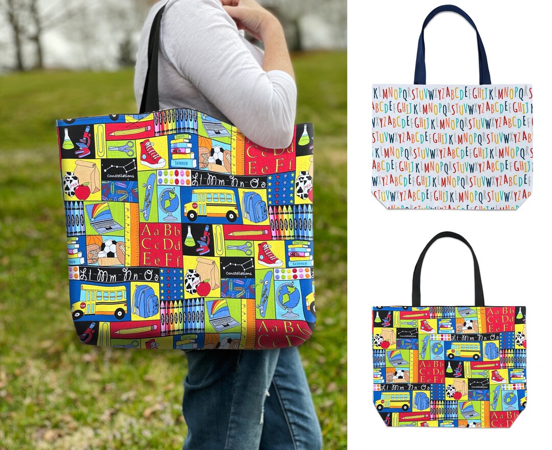 Teacher Tote Bag, Tote Bag for Teacher, Teaching Supplies Tote Bag ...