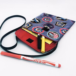 Handmade Kid's Crossbody Bag: Play Bag With Velcro Closure, Child's ...
