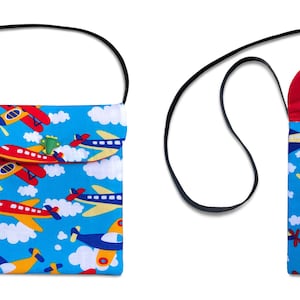 Handmade Kid's Crossbody Bag: Play Bag With Velcro Closure, Child's ...