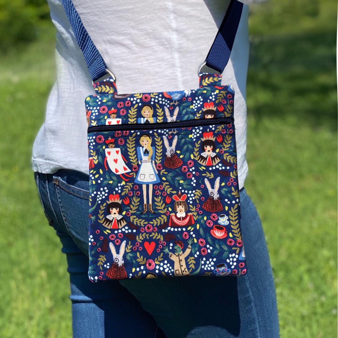 Alice in Wonderland Purse- Crossbody Bag Style - Multiple Colors ...