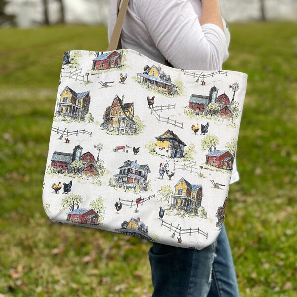 Farmers Market Tote - Etsy