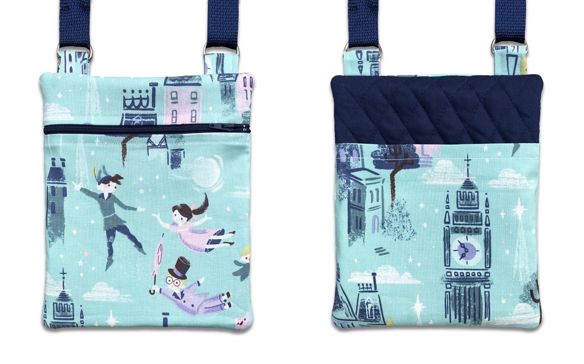 Peter Pan Crossbody Bag Neverland Peter Pan Purse Peter Pan - Etsy