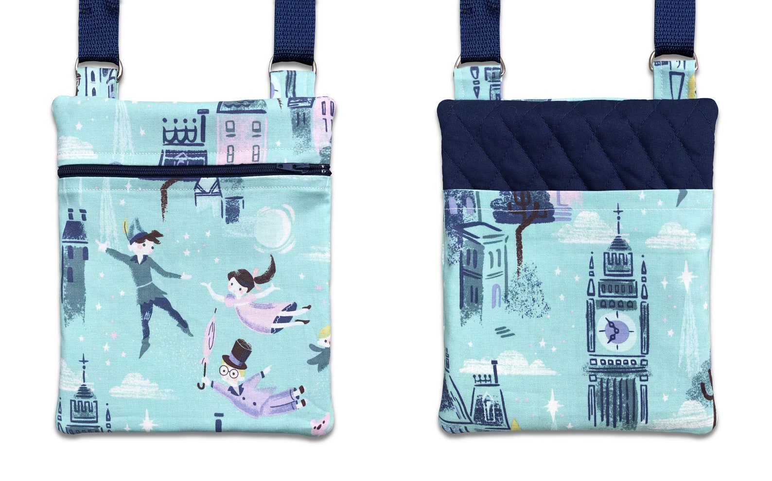 Peter Pan Crossbody Bag, Neverland Peter Pan Purse, Peter Pan Gift Idea ...