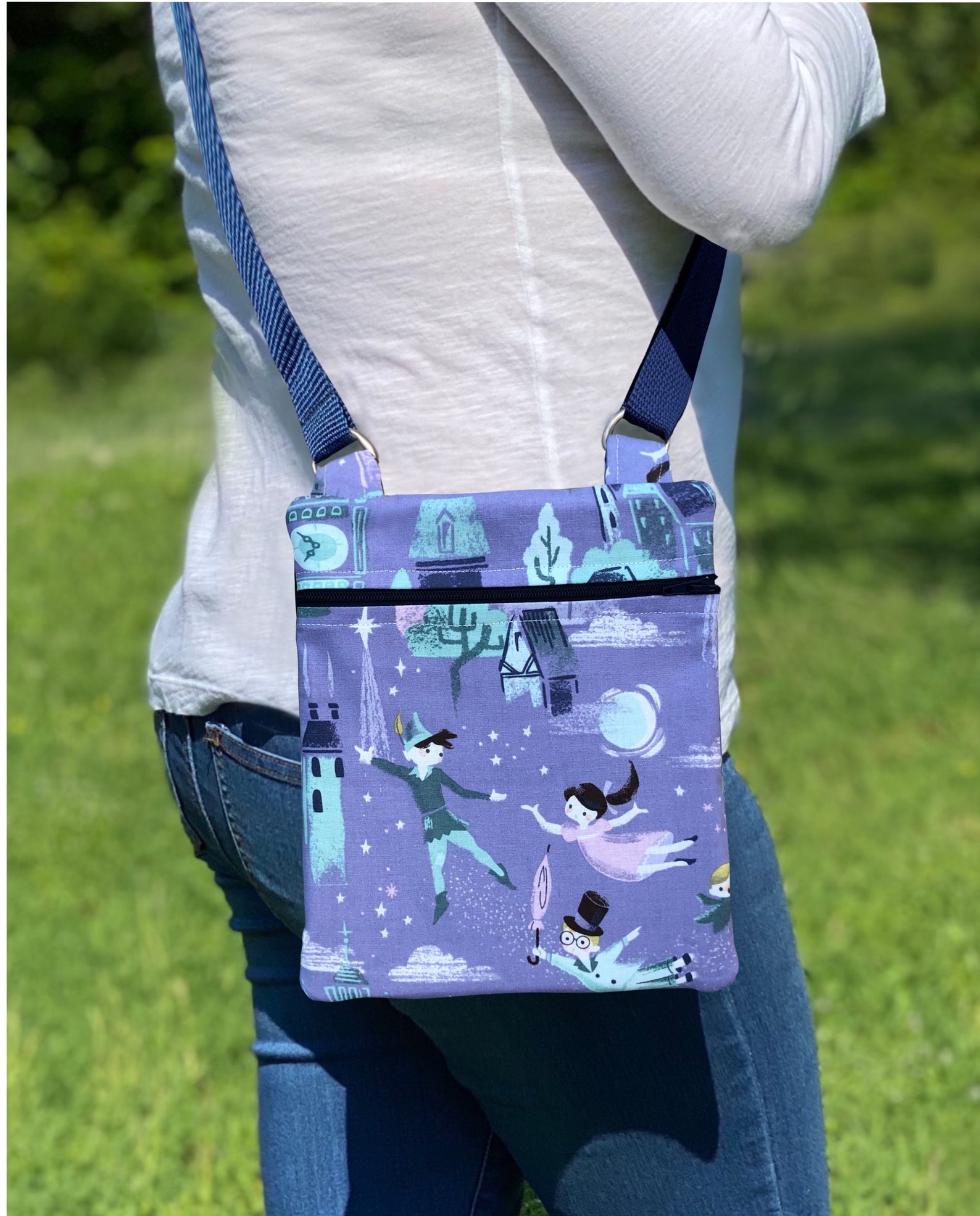 Peter Pan Crossbody Bag, Neverland Peter Pan Purse, Peter Pan Gift Idea ...
