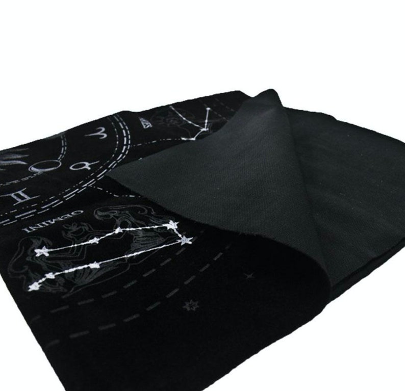 Zodiac Signs Altar Cloth Tarot Card Velvet Altar Table Cloth - Etsy