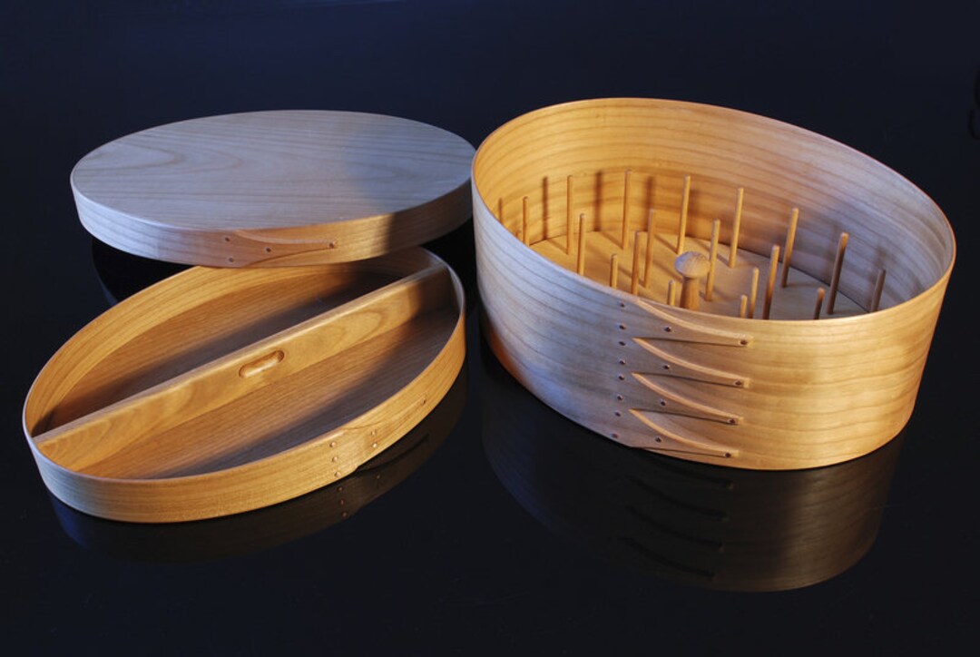 Shaker Oval Sewing Box No 6, Shaker Sewing Box - Etsy