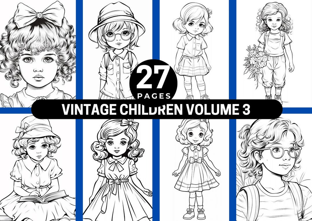 Vintage Nostalgia Coloring Book: Volume 3 – A Timeless Collection of ...