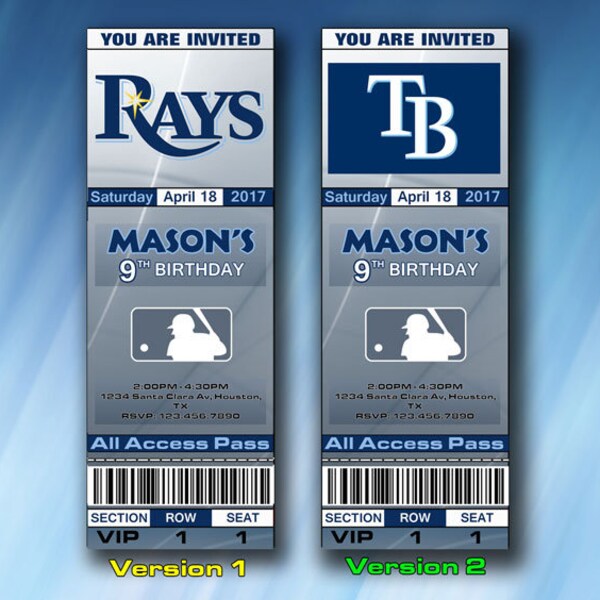 Tampa Bay Rays - Etsy