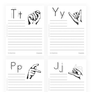 Asl Finger Spelling Worksheet