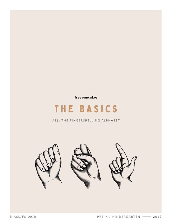 Asl Finger Spelling Worksheet