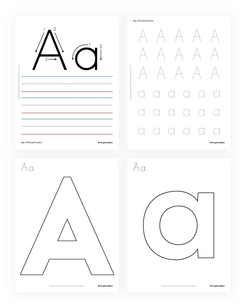 Alphabet Formation Worksheets - Alphabet Lessons - Alphabet Practice ...