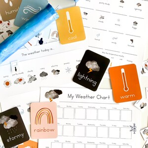 Weather Flashcards and Activities Earth Science Weather - Etsy Hong Kong