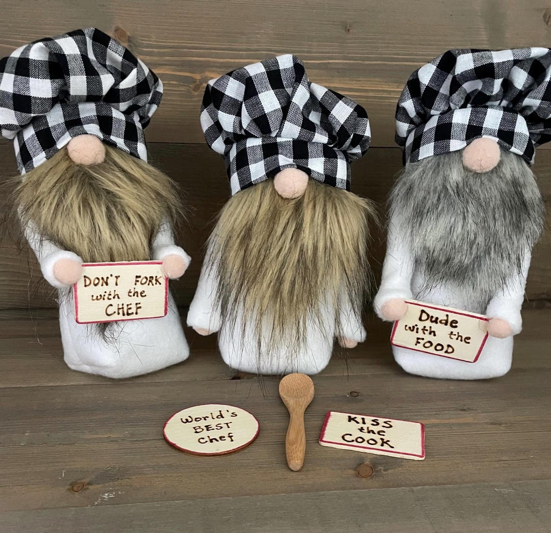 Chef / Baker Gnome Decoration - Etsy