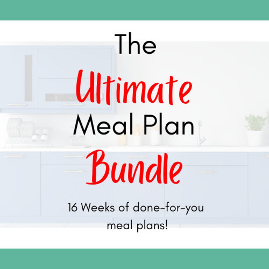 Ultimate Meal Plan Bundle- One Year of Dinners! - Etsy