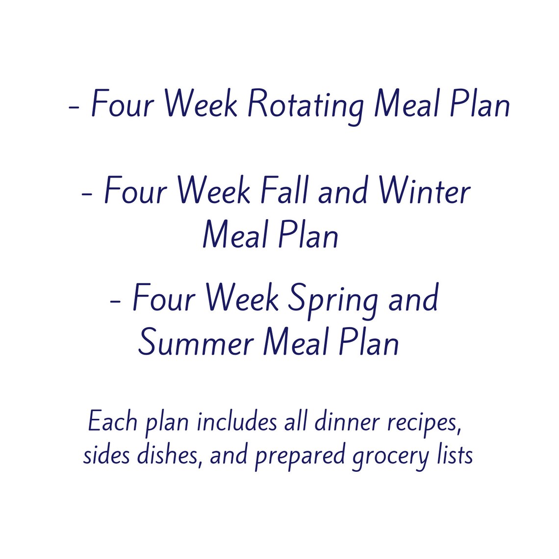 12 Week Meal Plan Bundle - Etsy