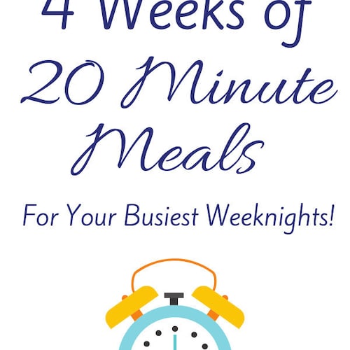 4 Week Rotating Meal Plan - Etsy