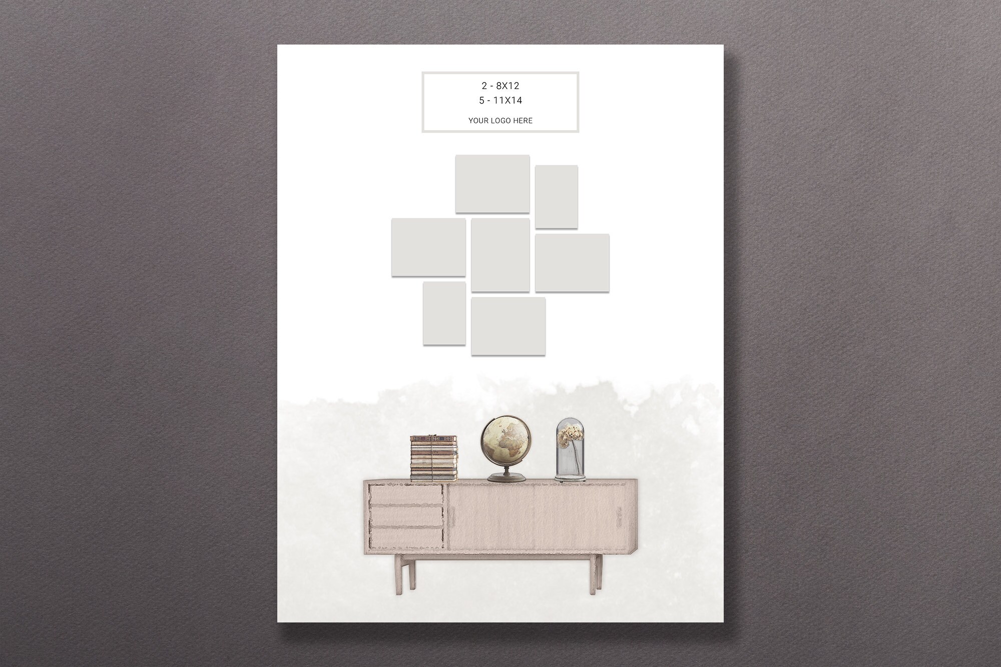 Wall Display Templates | Gallery Style Guide | Photography Wall Display ...