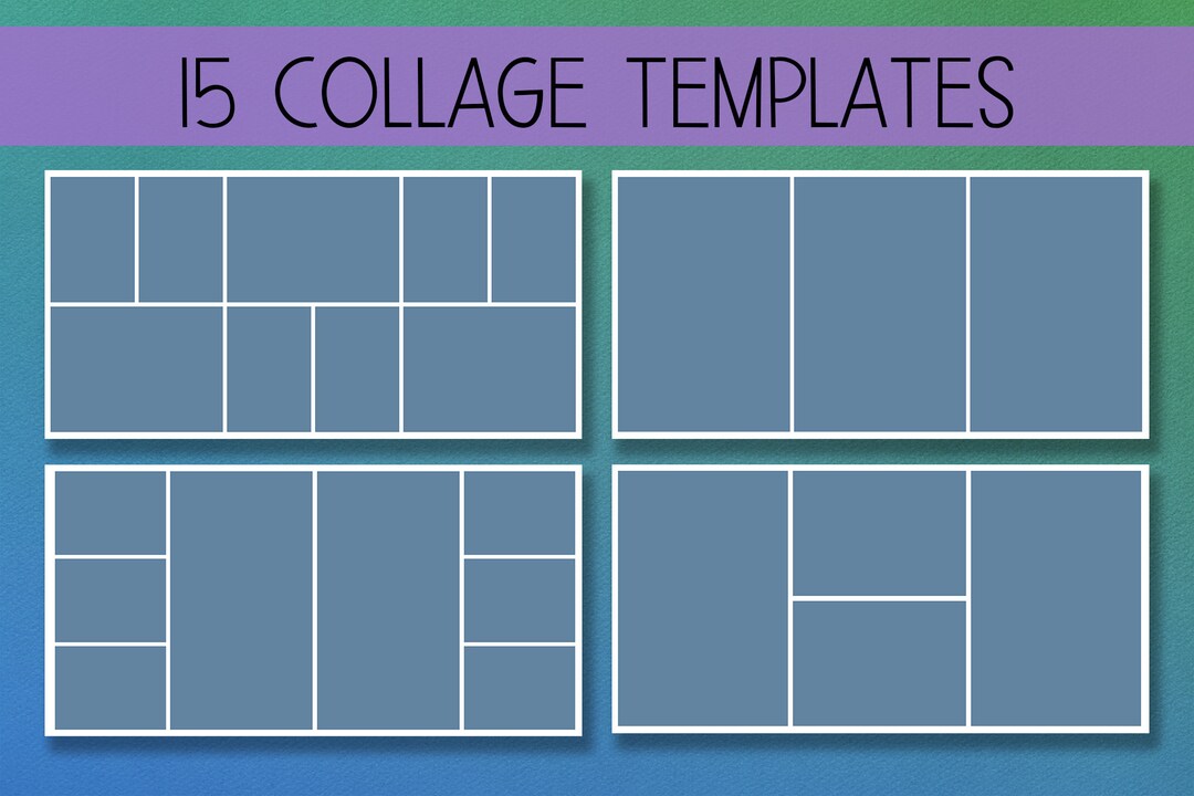 Collage Template Bundle | Blog Board Templates | Collage Templates ...