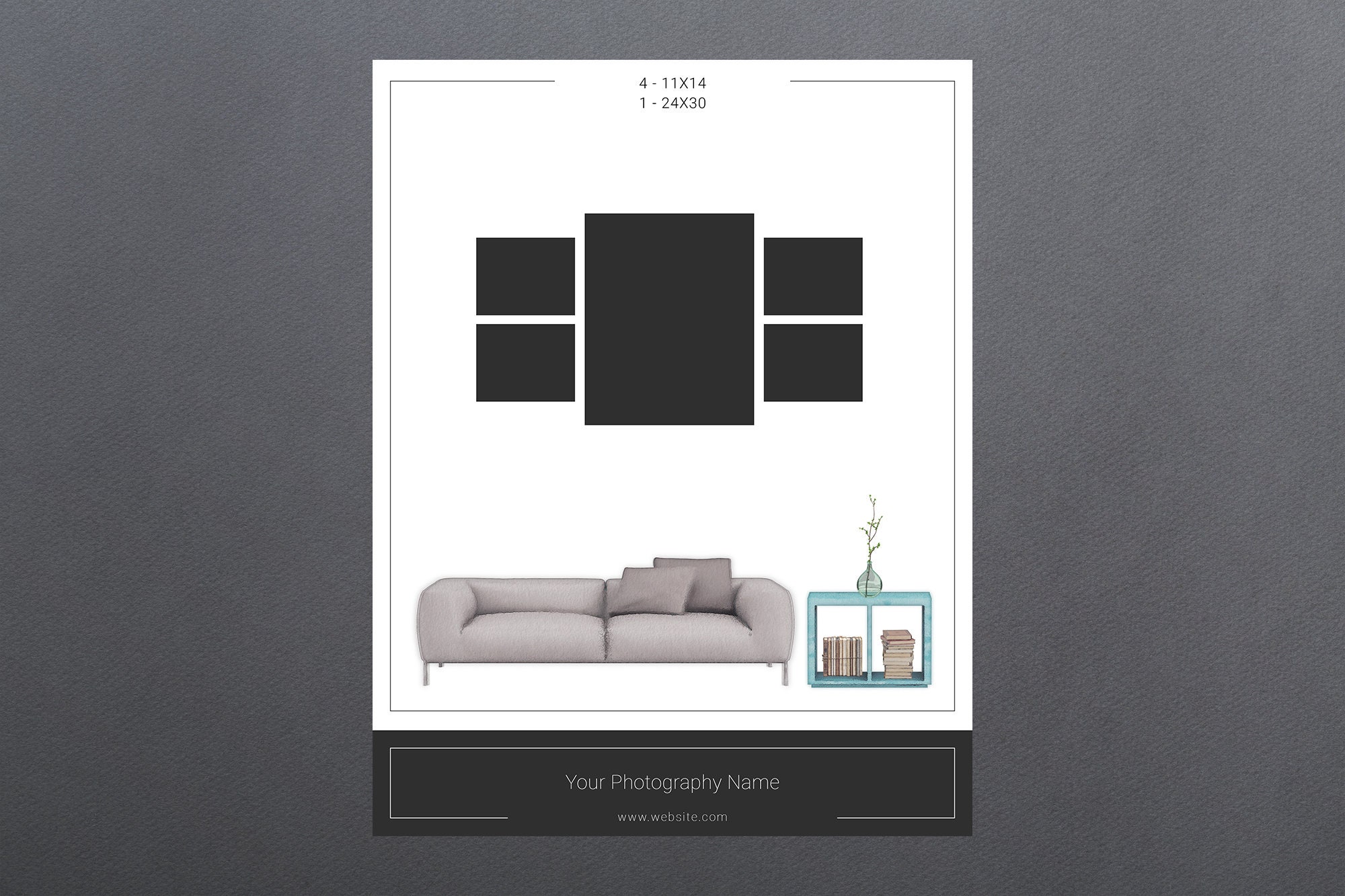 Wall Display Template Gallery Style Guide Photography Wall Display ...