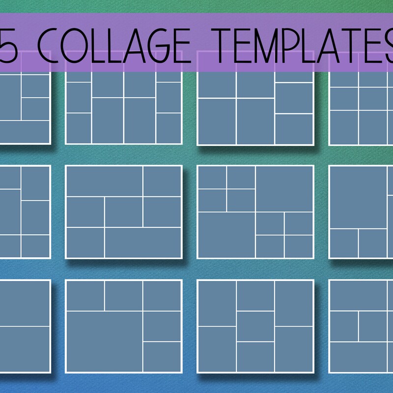 Collage Template - Etsy