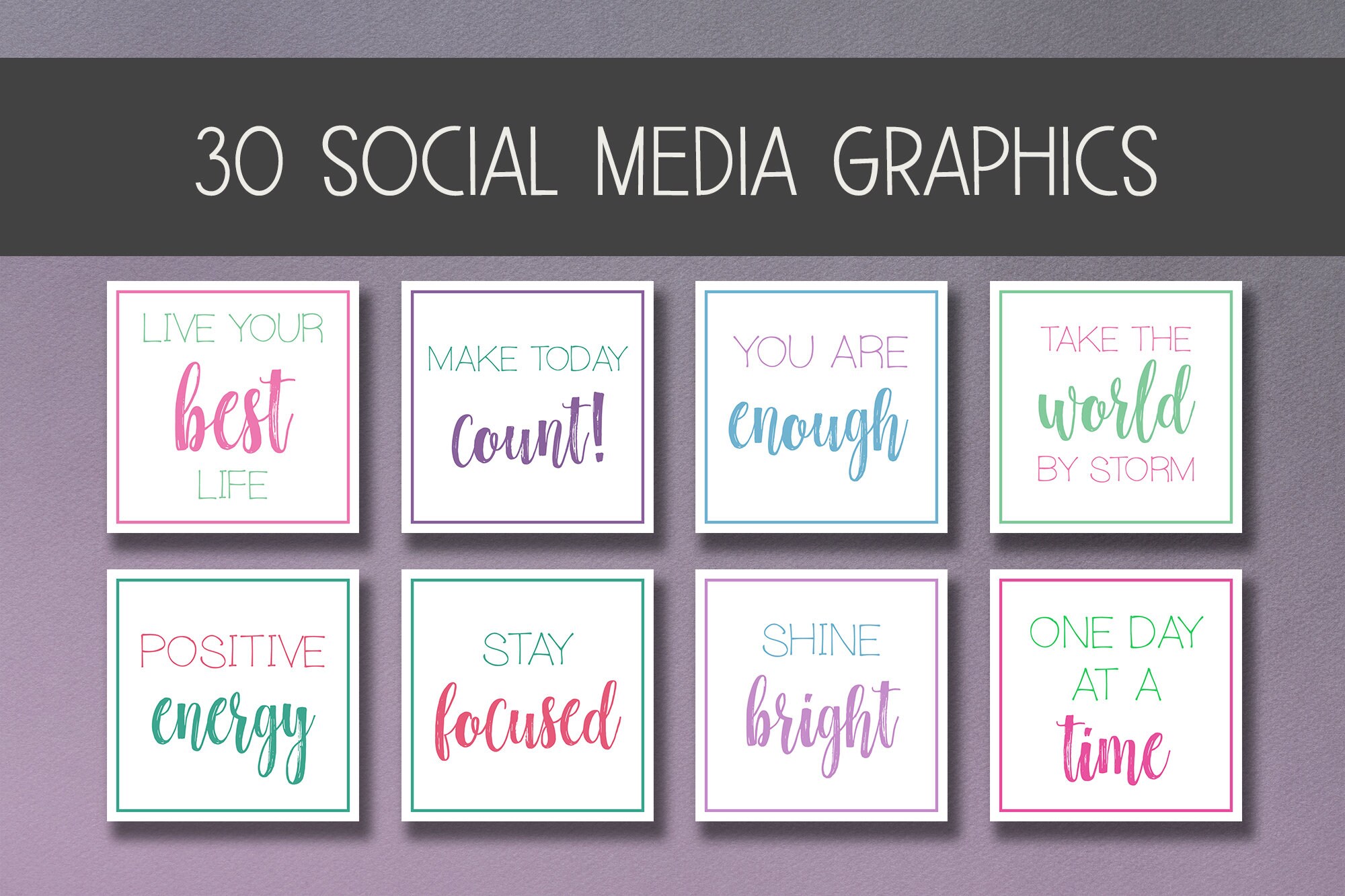 Social Media Graphics Social Media Content Instagram Posts - Etsy