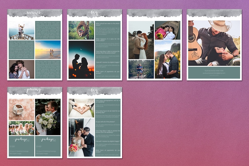 Welcome Magazine Template | Welcome Guide Template | Photography ...