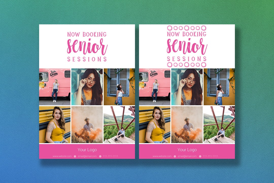 Photoshop Template | Senior Session Template | Senior Template ...