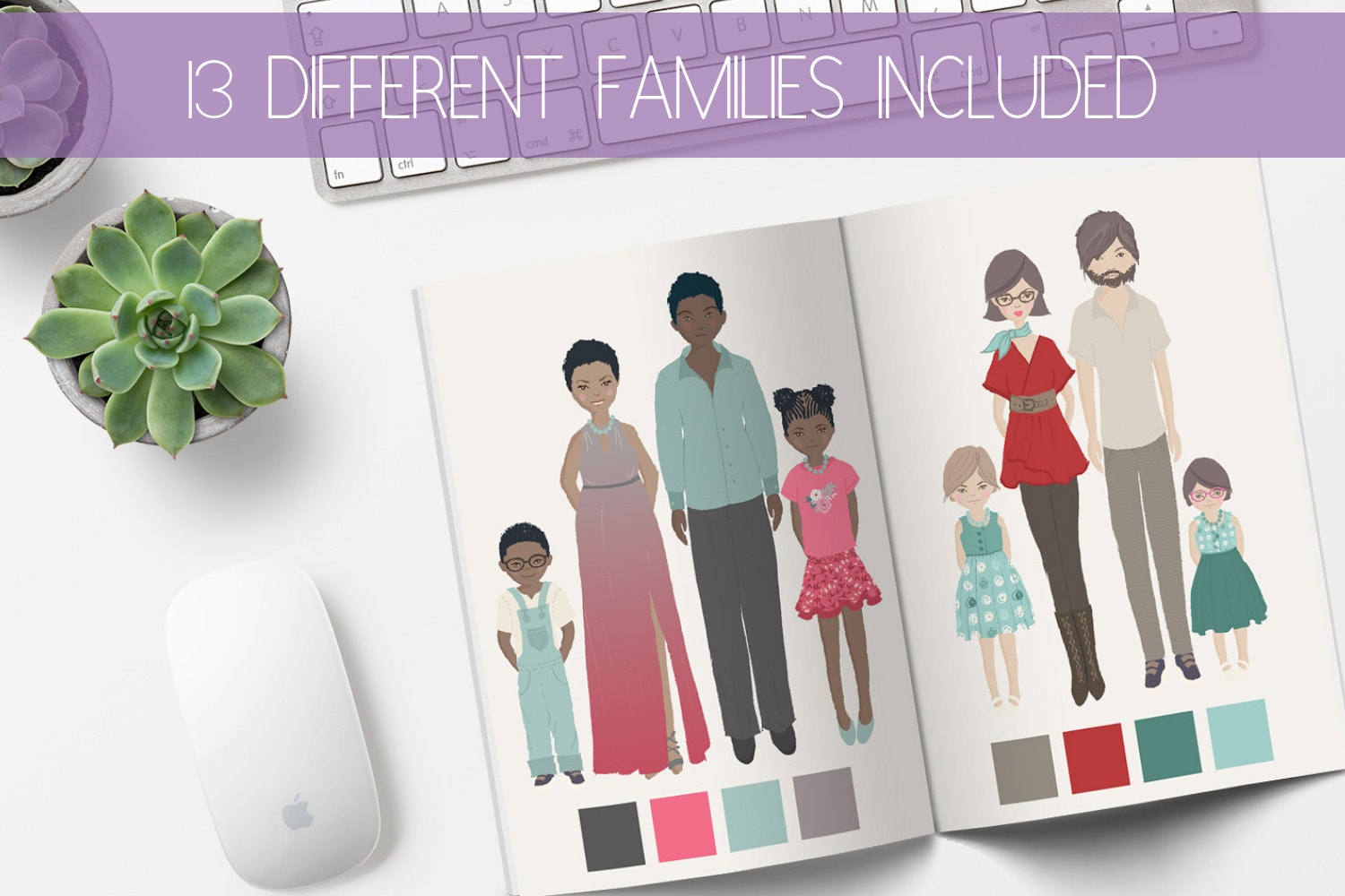 Family What to Wear Color Inspiration Guide Family Style - Etsy