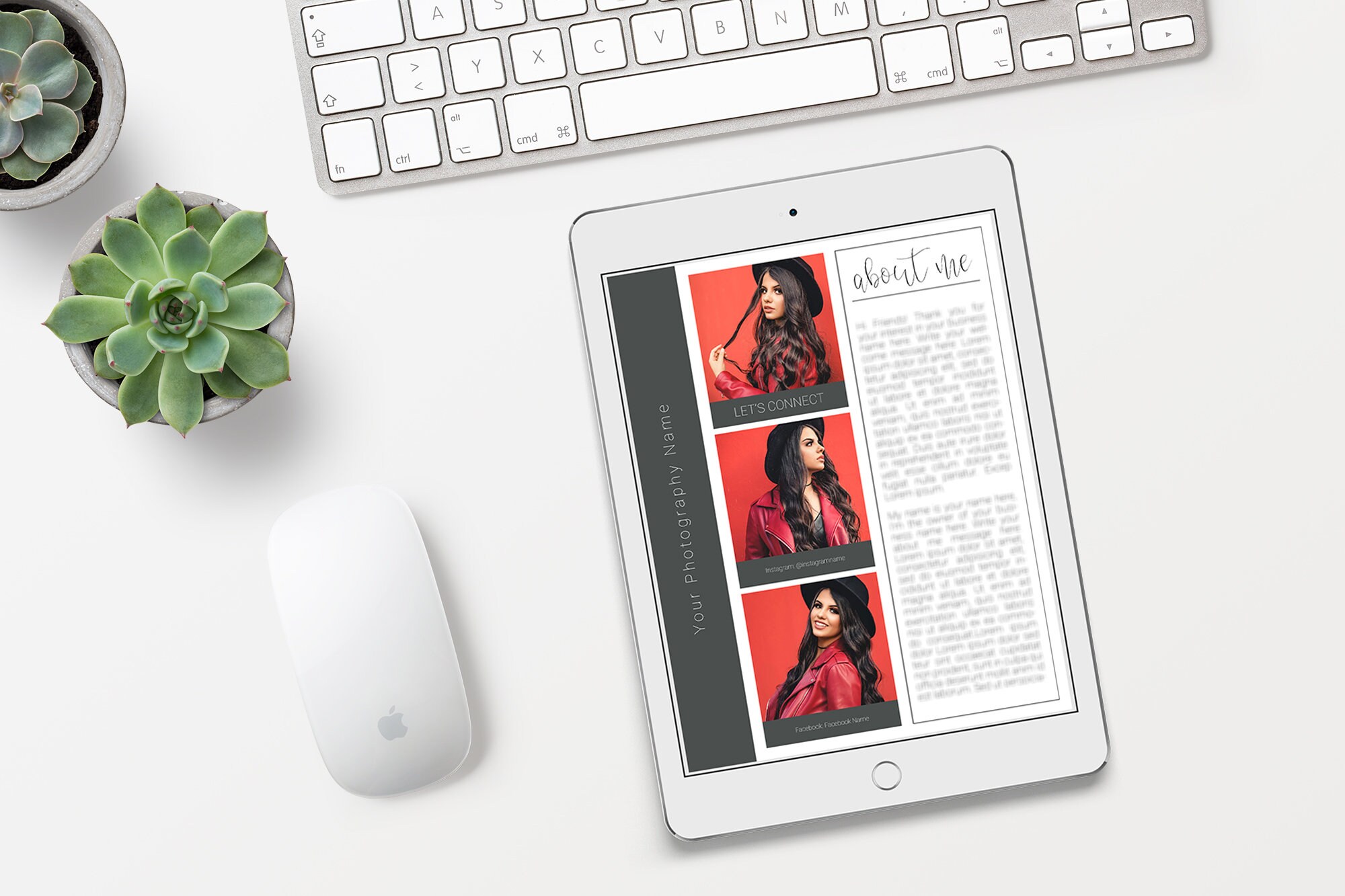 About Me Page Template | About Me Template | About Me Page | Meet the ...